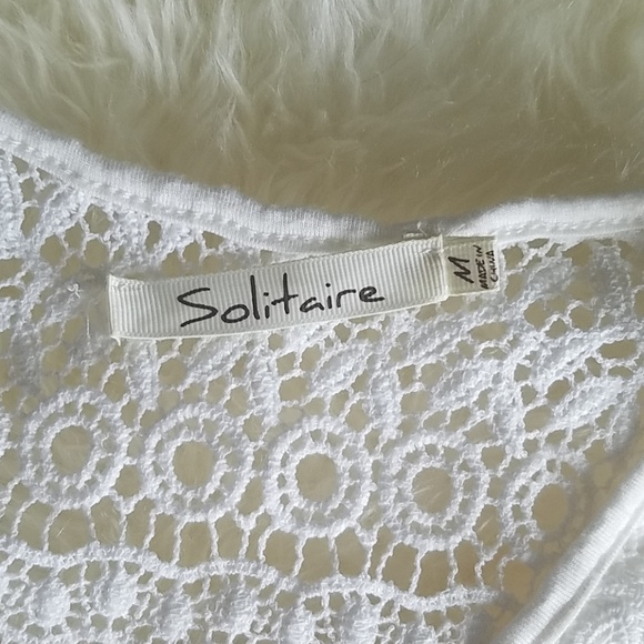 Solitaire | Tops | Ivory Boho Crochet Tank Top | Poshmark